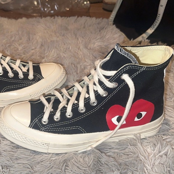 Converse | Shoes | Fire New Converse X Comme Des Garons Play Chuck 7 ...